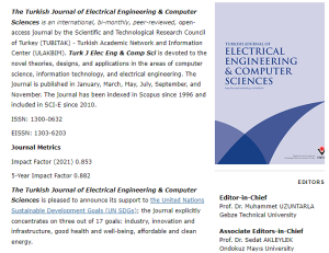 manuscript submission template for Turkish Journal