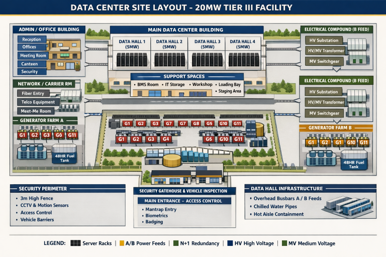 The Electrical Power System in Data Centers - The World of Engineers